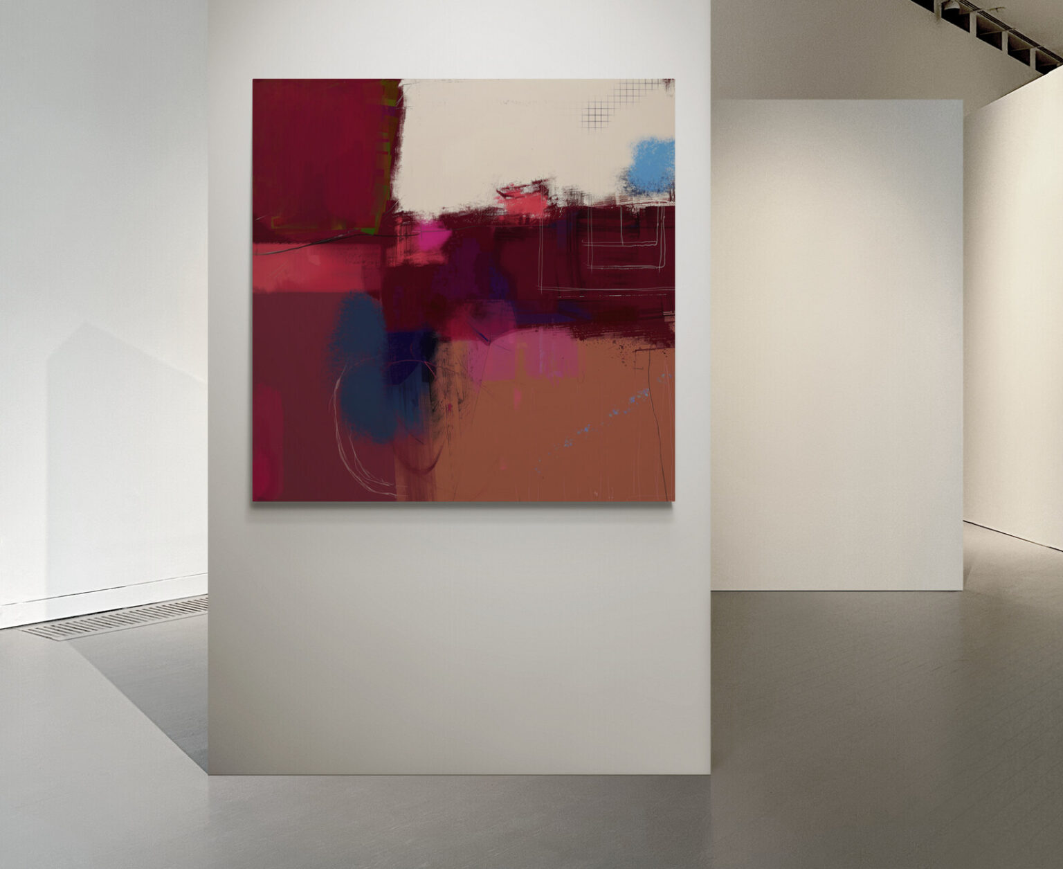 Cherry Red Abstract – JBell Gallery