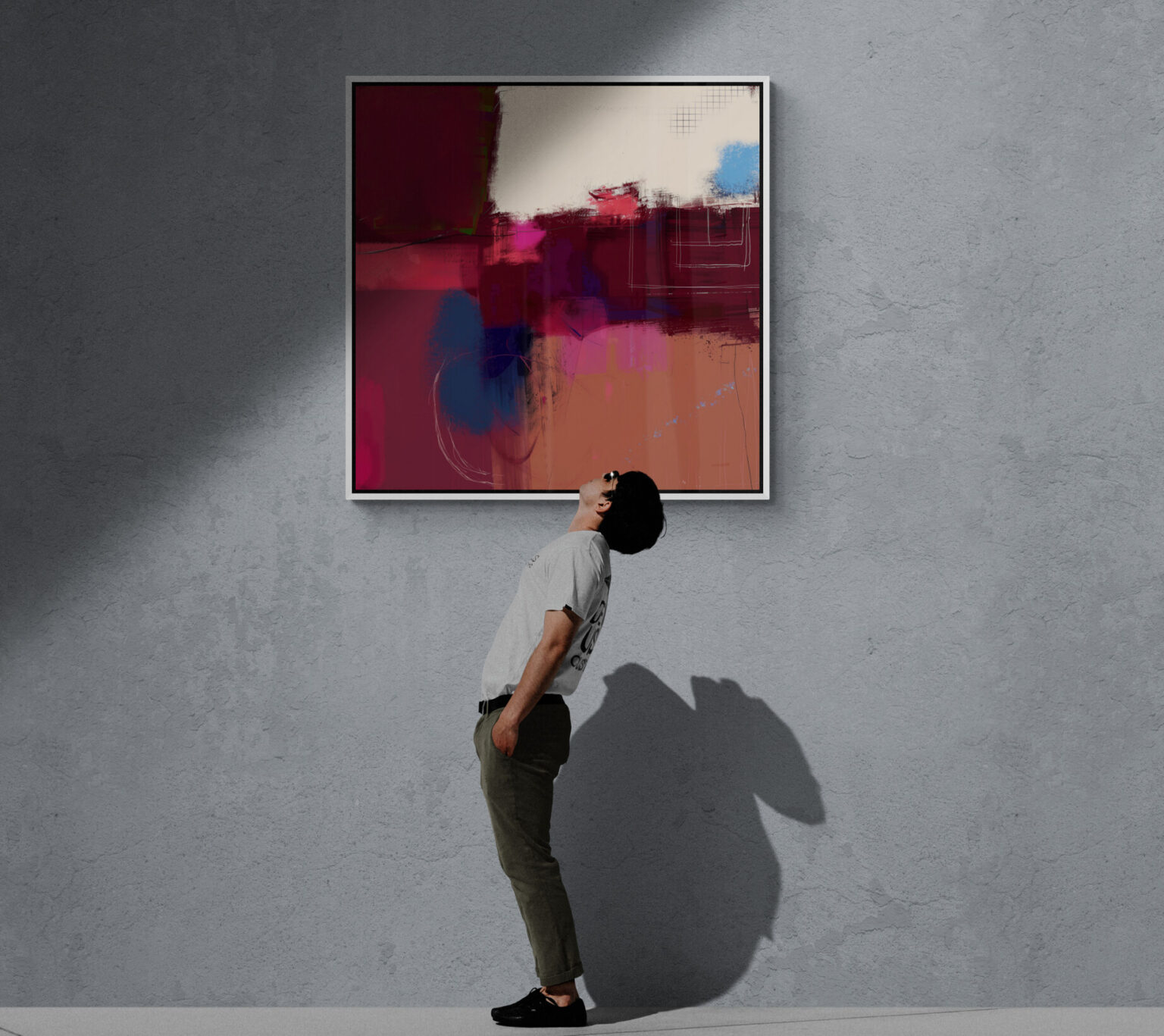 Cherry Red Abstract – JBell Gallery